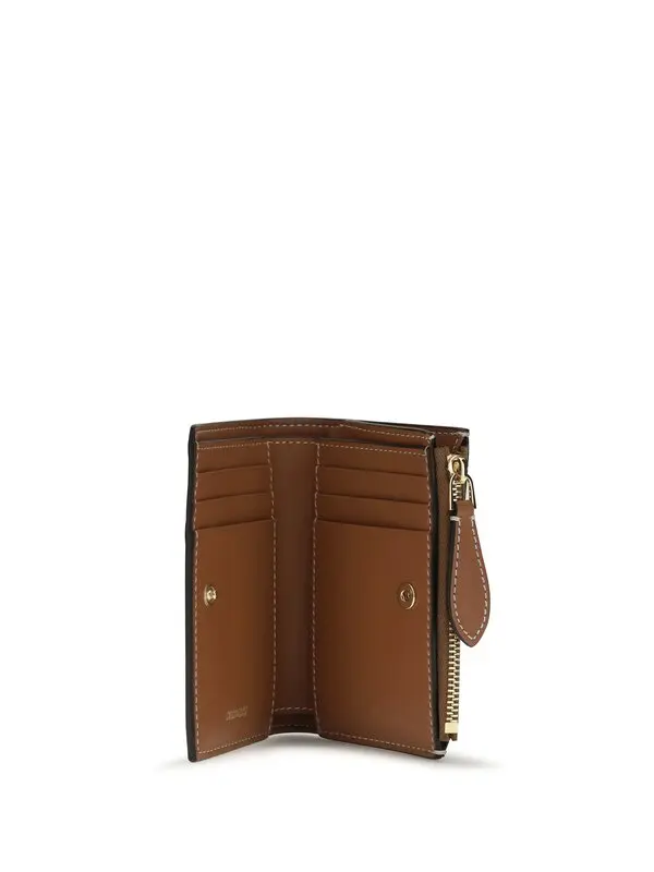 Burberry Check Printed Canvas Wallet