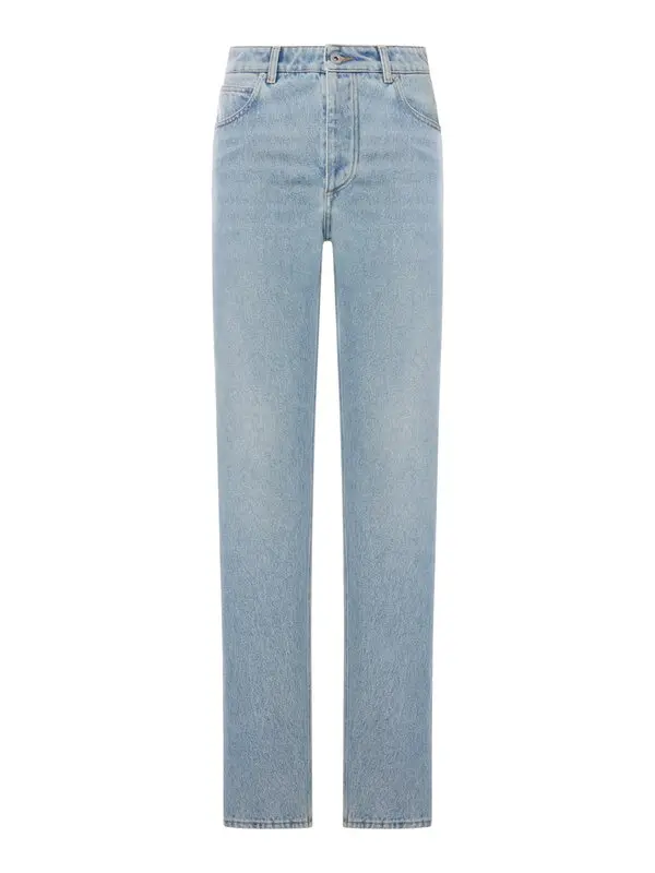 Bottega Veneta Straight Leg Denim Jeans - Multicolor