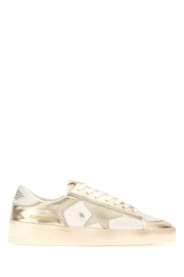 GOLDEN GOOSE Two-tone Leather Stardan Sneakers - Multicolor