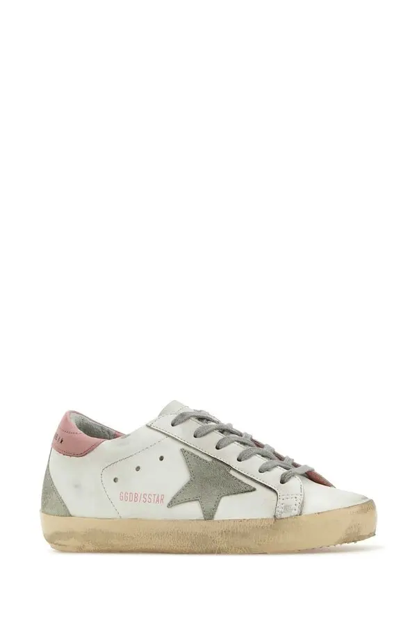 GOLDEN GOOSE Leather Superstar Sneakers - Multicolor