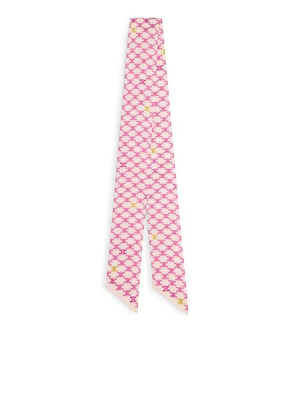 Celine Silk Twill Lavalliere Scarf - Multicolor