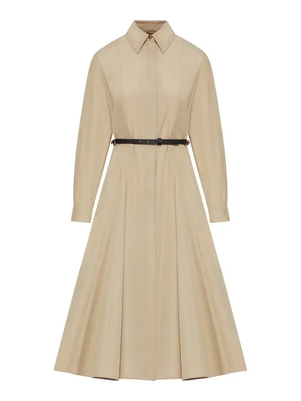 Max Mara Cotton Midi Shirt Dress - Multicolor