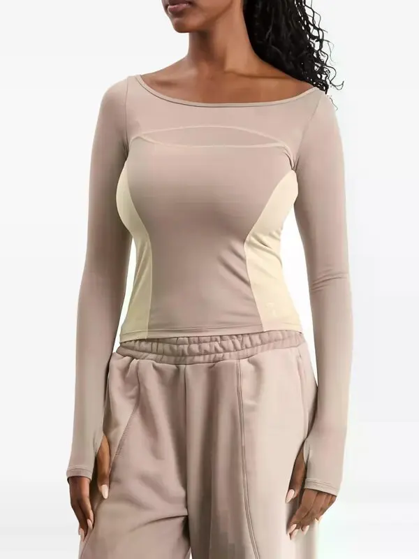 On Panelled Long Sleeve T-shirt