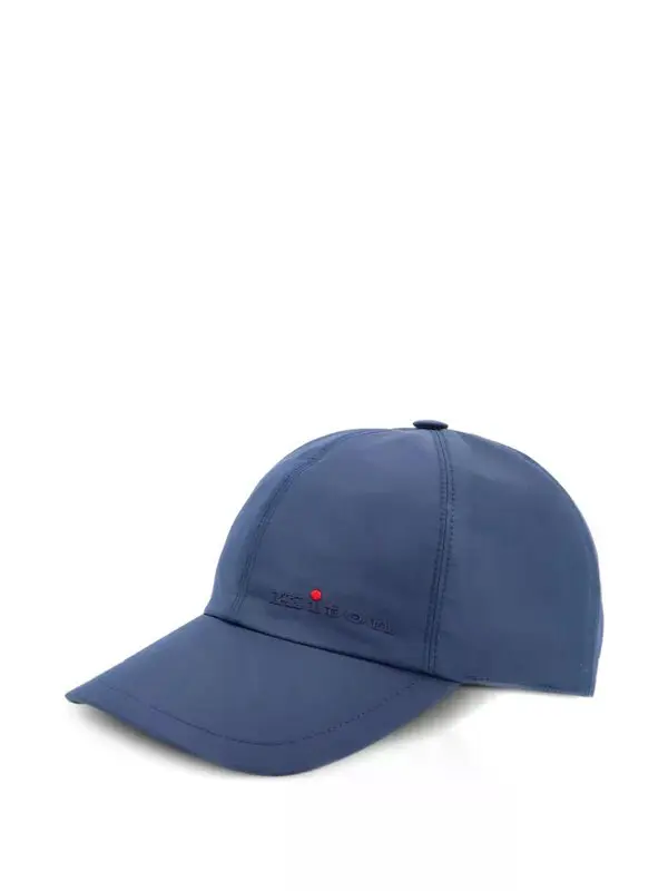 Kiton Baseball Cap With Embroidered Logo - Blue