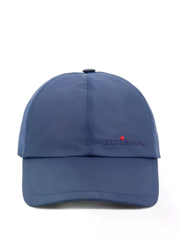 Kiton Baseball Cap With Embroidered Logo - Blue