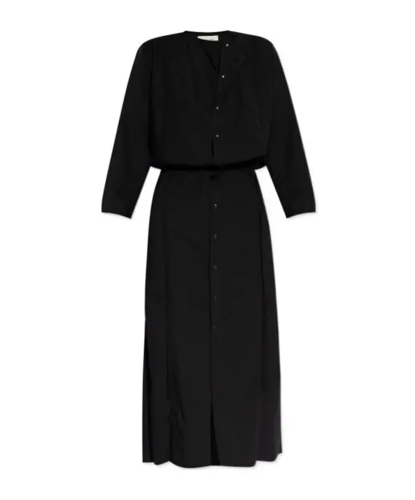 LEMAIRE Oversized Midi Dress - Black
