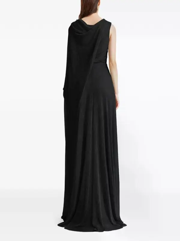 GEMY MAALOUF Draped Sequin Gown