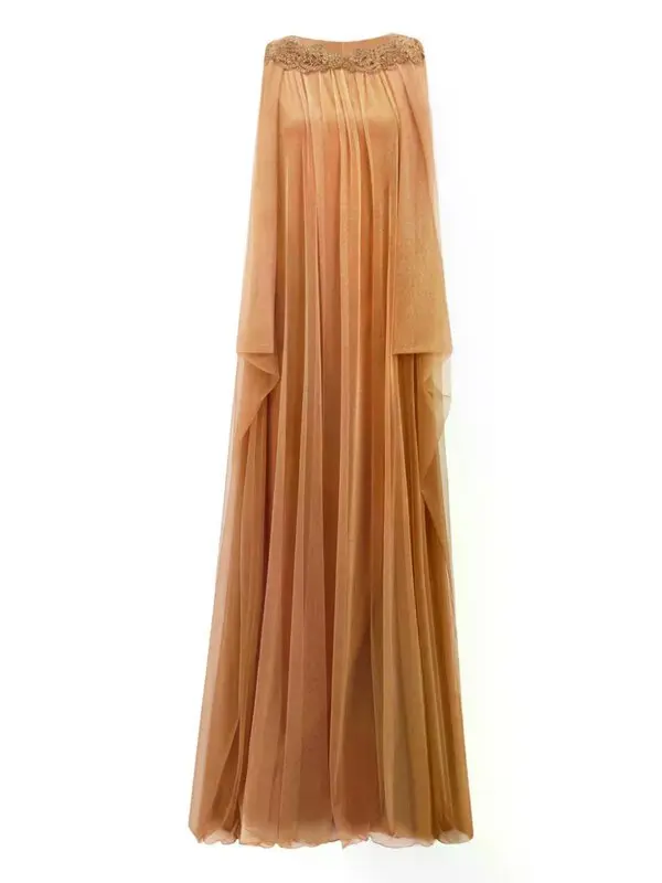 GEMY MAALOUF Embellished Gown - Orange