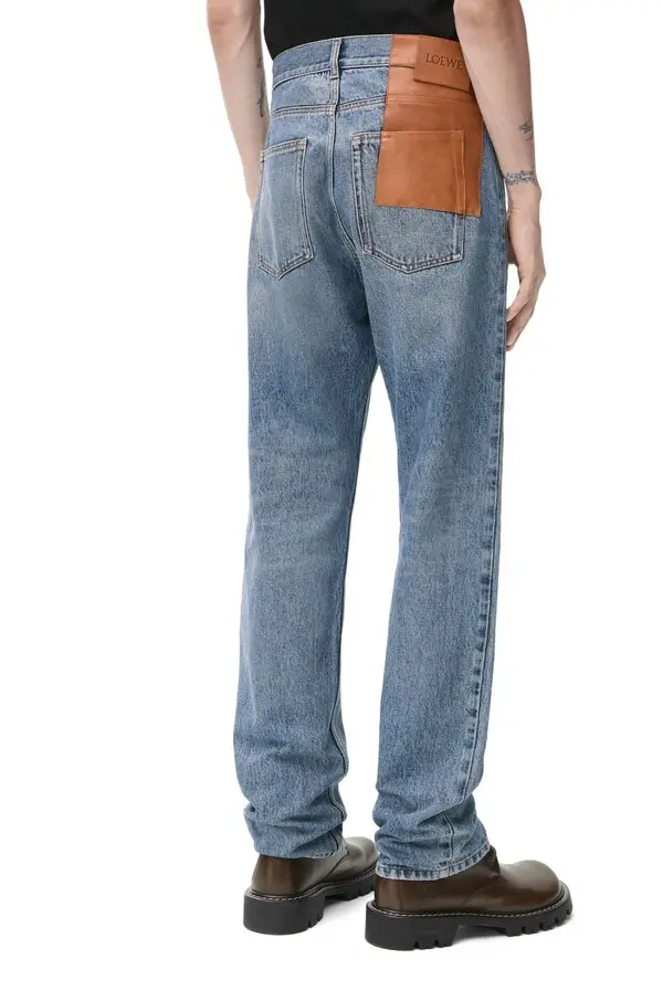 Loewe Straight Leg Denim Jeans