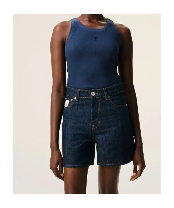 Ami De Coeur Ribbed Tank Top