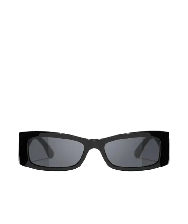 Chanel Rectangle Sunglasses - Black