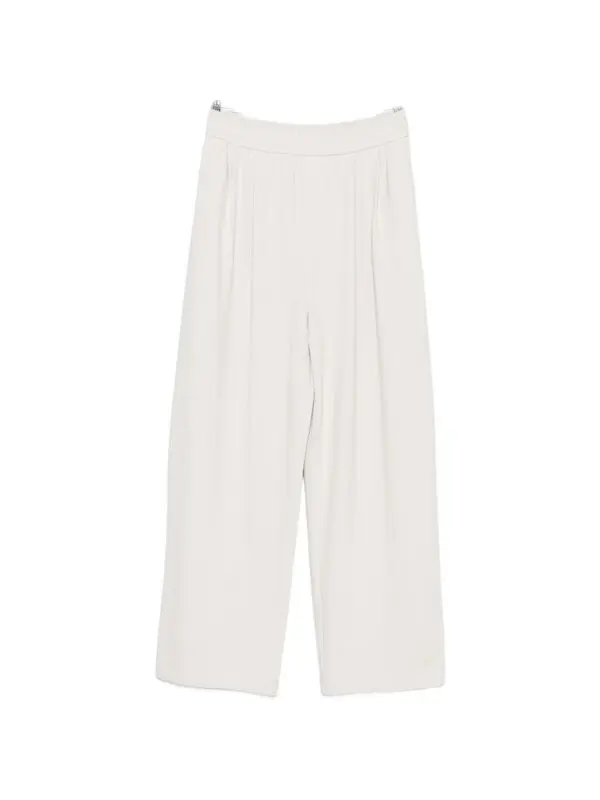Brunello Cucinelli Cotton Trousers With Monili Detail - Multicolor
