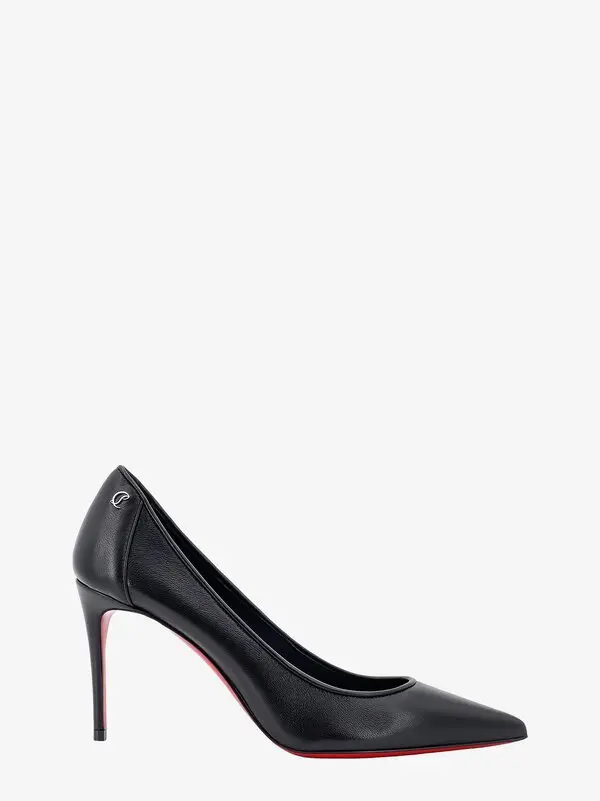 CHRISTIAN LOUBOUTIN Sporty Kate 85 Leather Pumps - Black