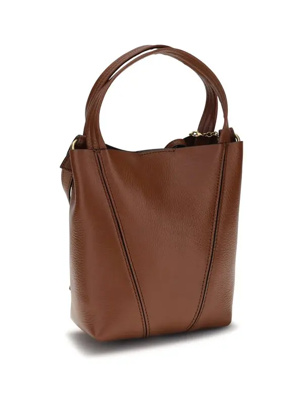 Chloé Spin Shoulder Bag - Brown