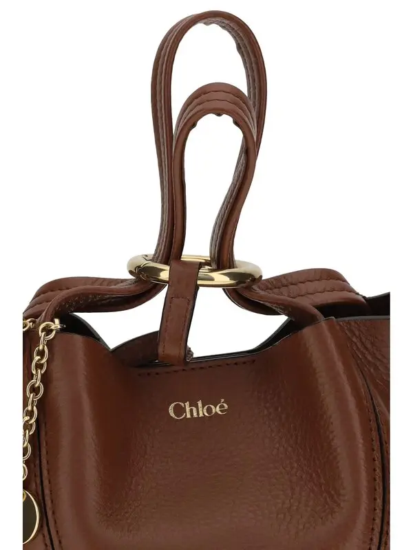 Chloé Spin Shoulder Bag - Brown