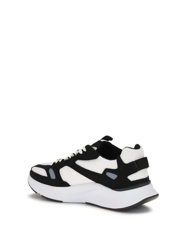 Valentino Garavani Demivee Mesh And Suede Sneakers - Multicolor