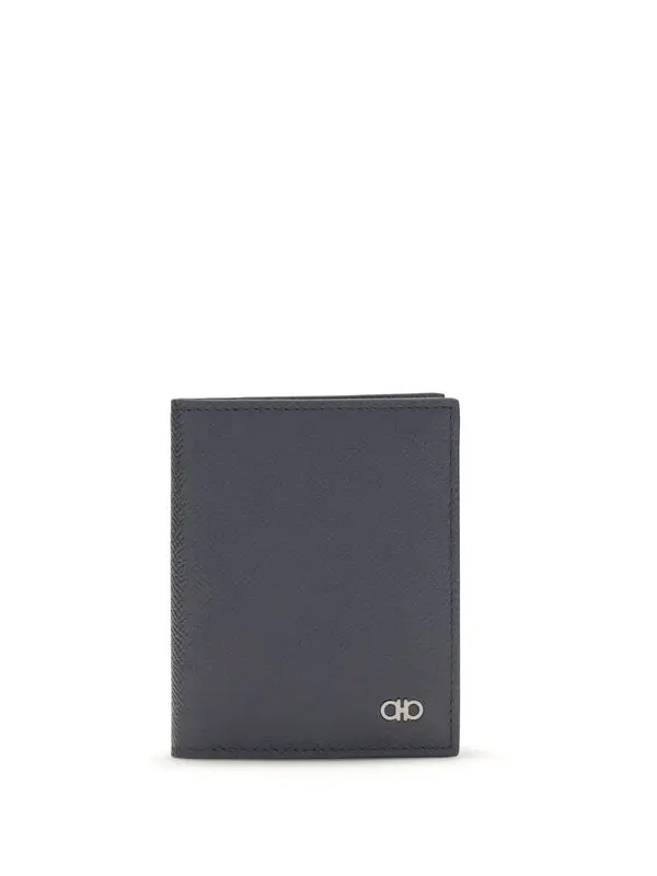 FERRAGAMO Gancini Card Holder - Blue