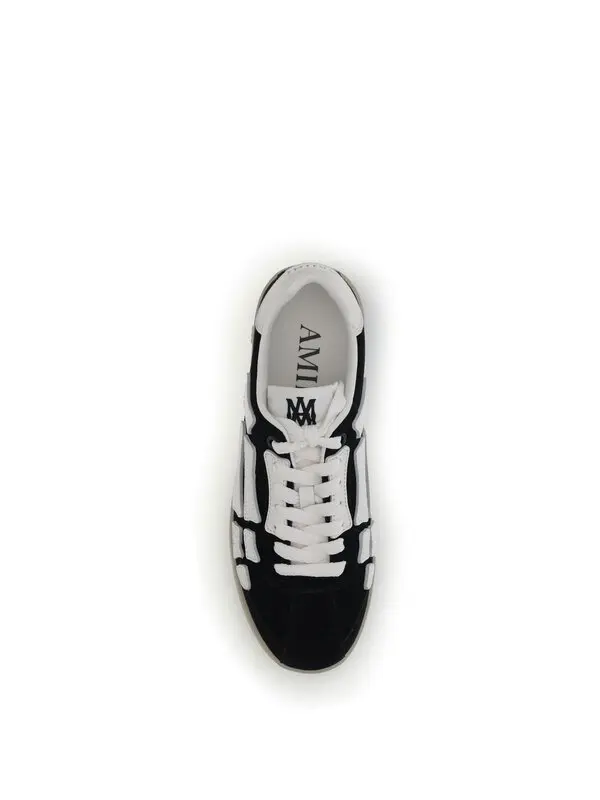 Amiri Pacific Bones Low Top Sneakers - Black
