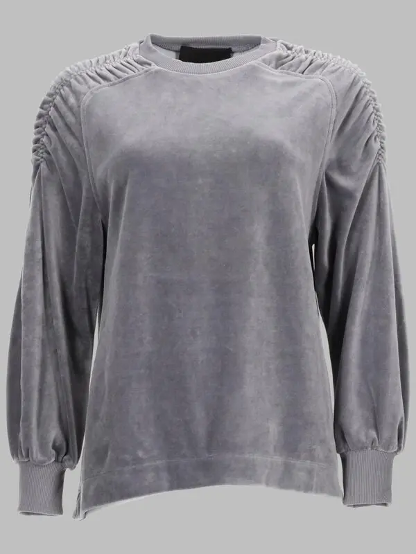 Alberta Ferretti Chenille Sweatshirt - Gray