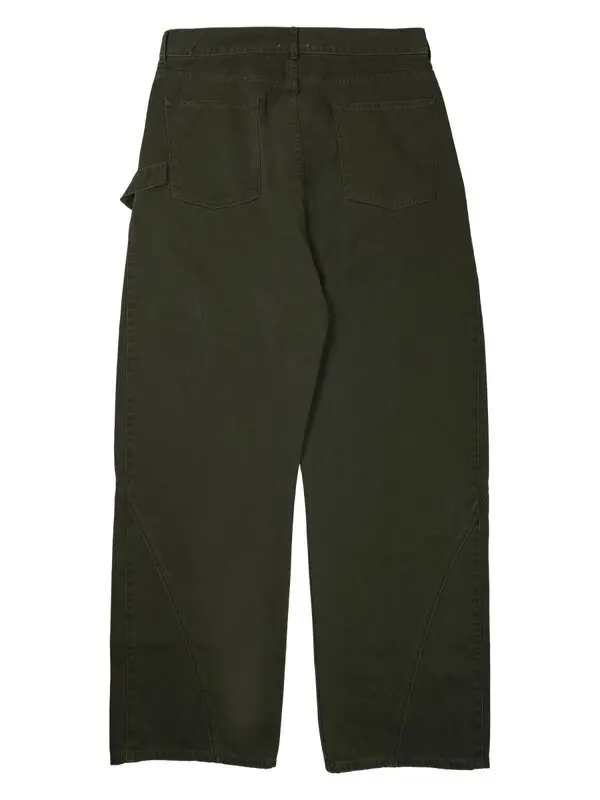 JW Anderson Twisted Workwear Jeans - Green