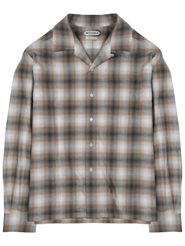 JW Anderson Camicia Con Stampa Check - Multicolor