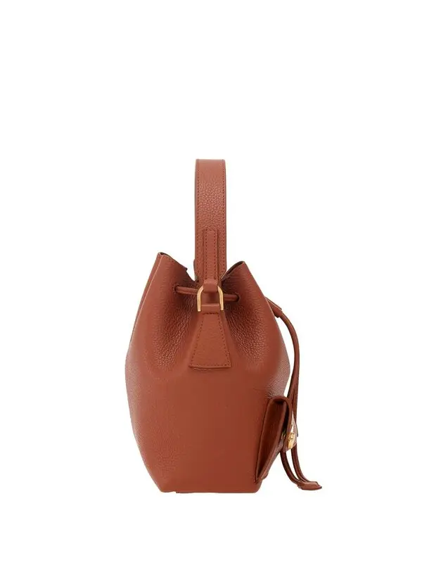 FERRAGAMO Multi Pocket Bucket Bag - Brown