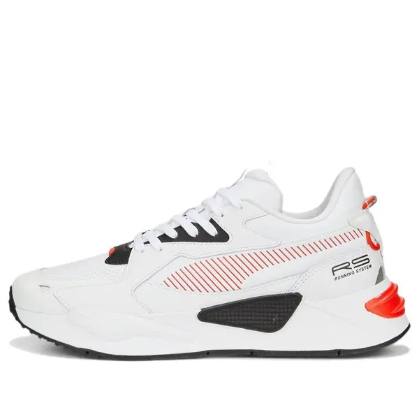 PUMA Rs-z Lth Low Top Sneakers - White/red