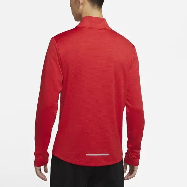 Nike Pullover With Stand Collar And Long Sleeves