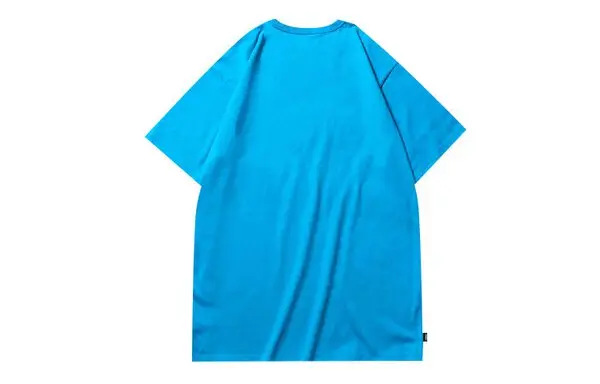 VANS Off The Wall Tee Minimalistic Small Logo Short Sleeve Couple Style - Blue