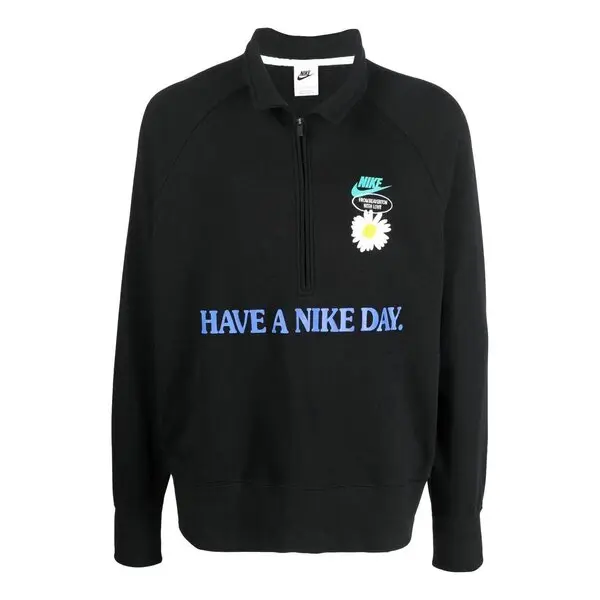 Nike Have A Day Half Zip Sweat - Black