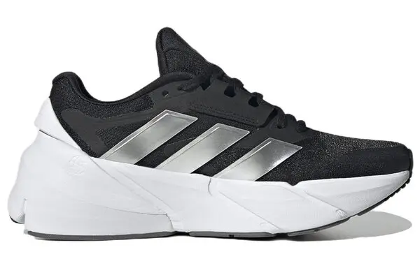 Adidas Adistar 2.0 Silver Metallic Running Shoes - Black