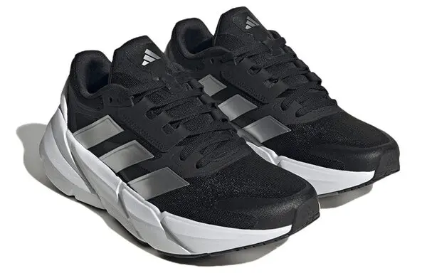 Adidas Adistar 2.0 Silver Metallic Running Shoes - Black