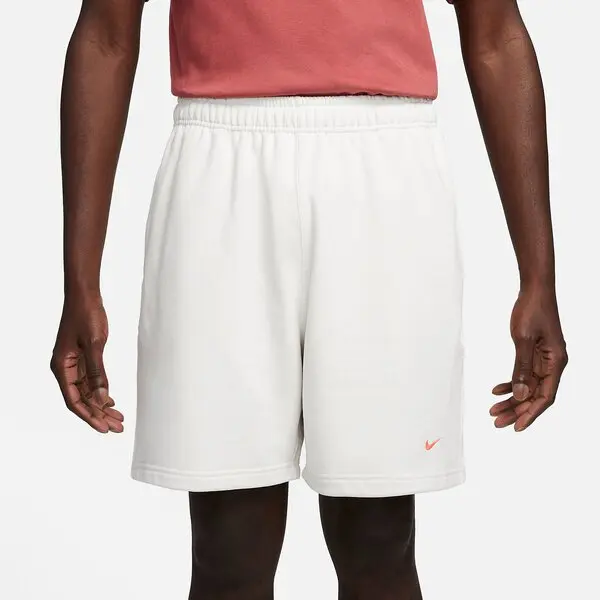 Nike Solo Swoosh French Terry Shorts - White