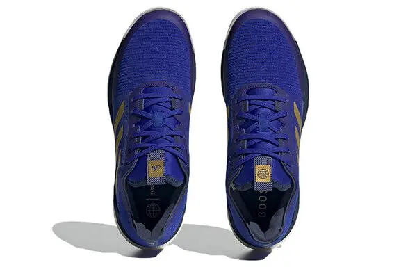 Adidas Crazyflight Low Top Athletic Sneakers - Blue
