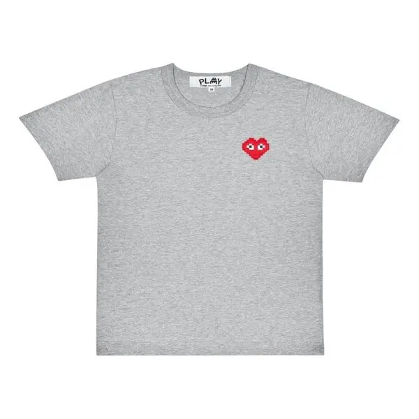 Play Comme Des Garcon Fw25 X Invader T-shirt - Grey