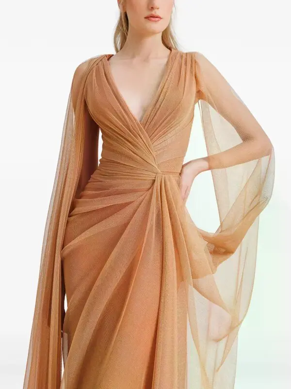 GEMY MAALOUF Draped Gown