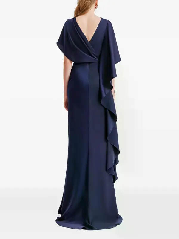 GEMY MAALOUF Asymmetric Draped Gown