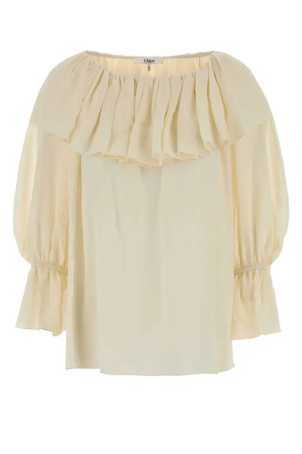 Chloé Silk Blouse - Yellow