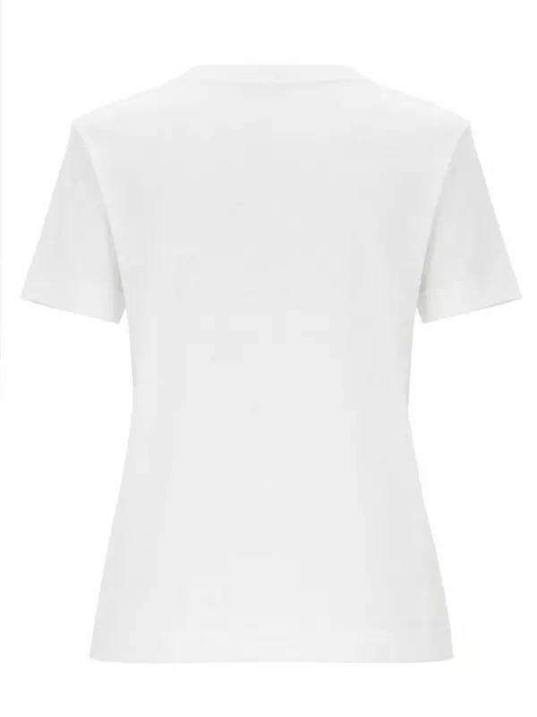 Jacquemus Grosgrain Short Sleeve T-shirt - White