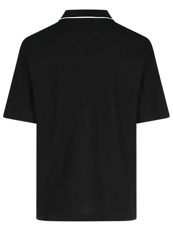 Dolce & Gabbana Cotton Polo Shirt - Black