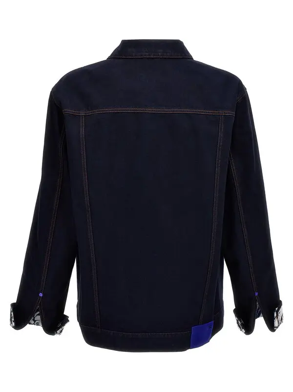 Burberry Indigo Cotton Denim Jacket - Blue