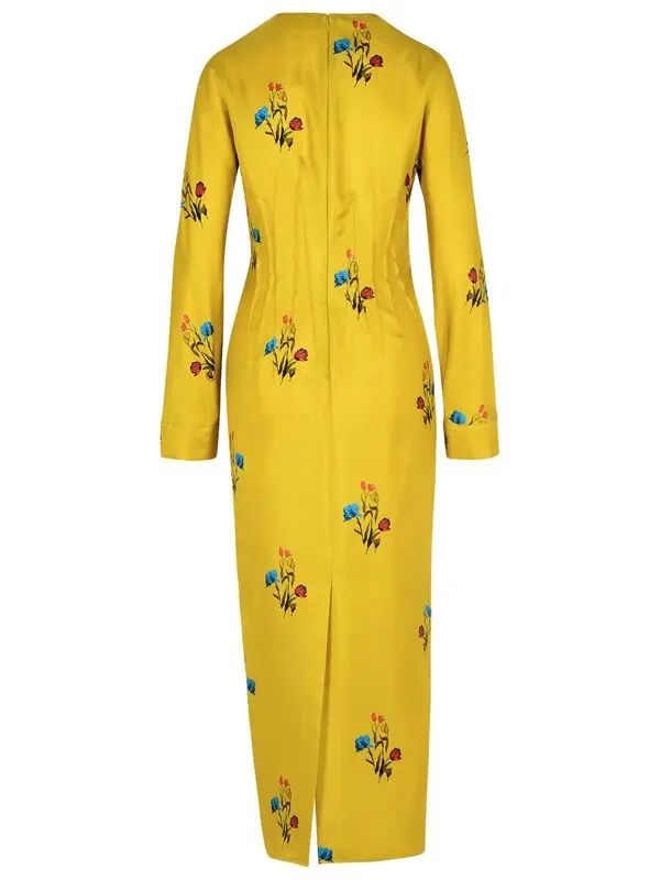 Marni Silk Floral Print Dress
