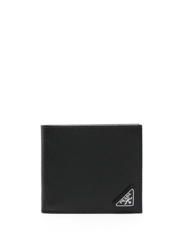 Prada Saffiano Leather Bi-fold Wallet - Black