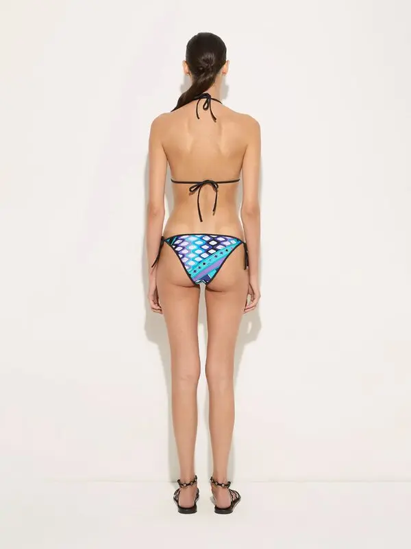 Emilio Pucci Vivara Print Triangle Bikini