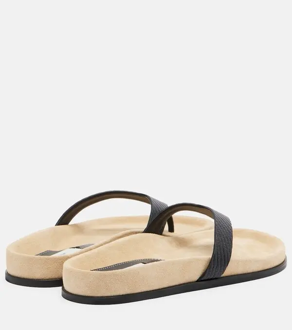 TOTEME Leather Thong Sandals