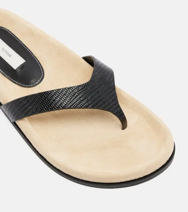 TOTEME Leather Thong Sandals