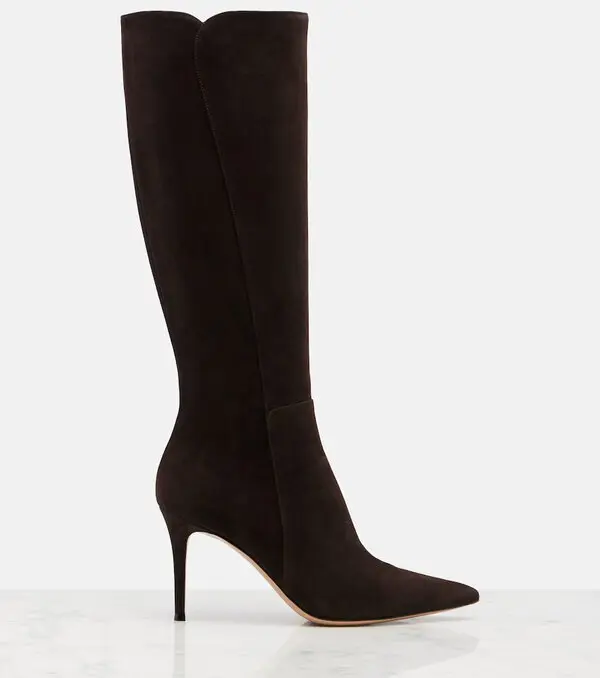 GIANVITO ROSSI Suede Knee-high Boots