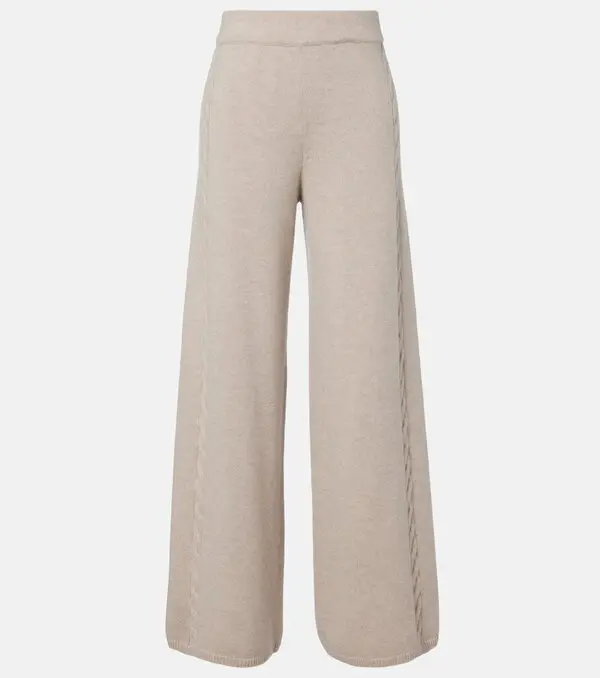 LISA YANG Olanda Cashmere Wide-leg Trousers