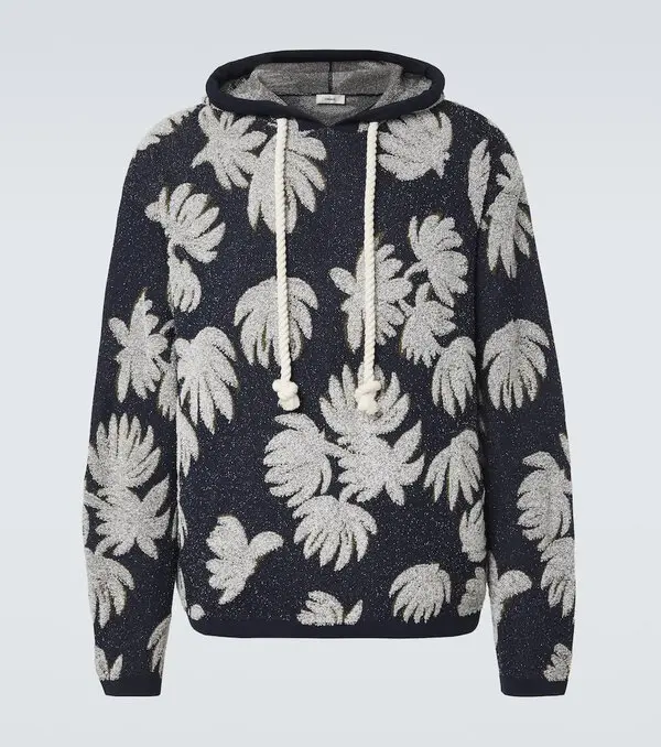 Commas Name Jacquard Terry Hoodie
