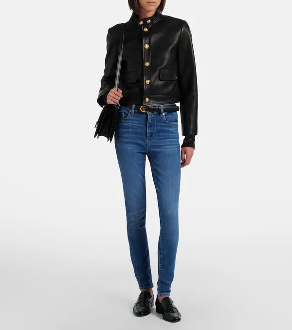 FRAME Le High Skinny Jeans - Blue